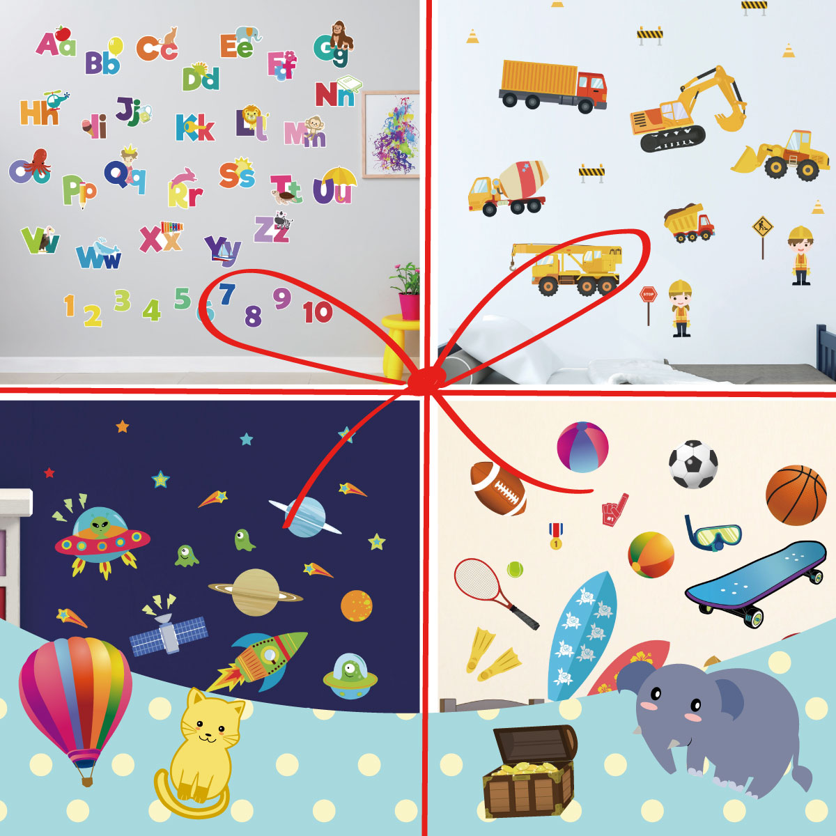 10 Cute Wall Decals And Stickers For Kids Room - Fabric Wall Stickers Blog